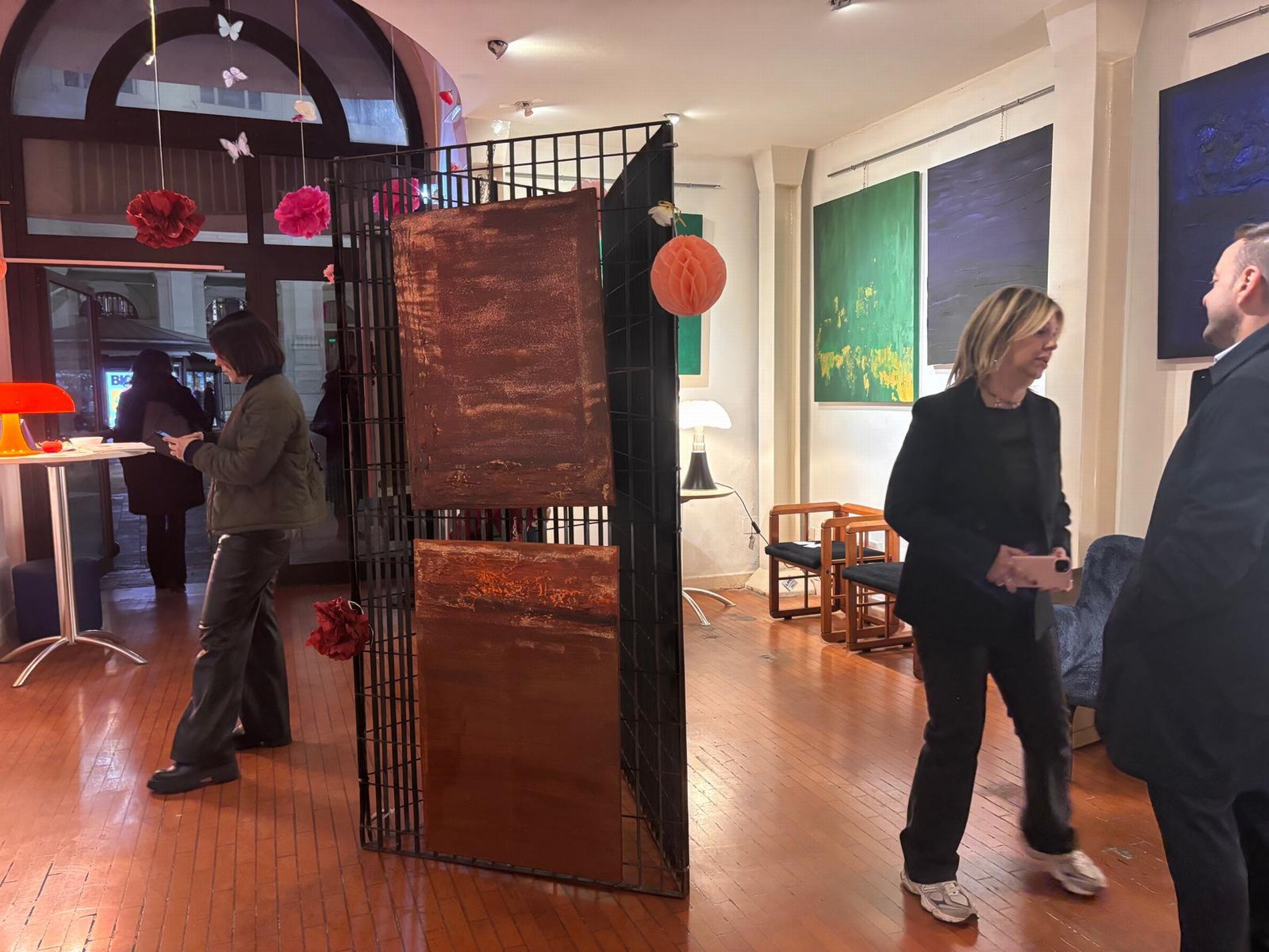Terni: colori, emozioni e parata di vip alla mostra di Francesca ...