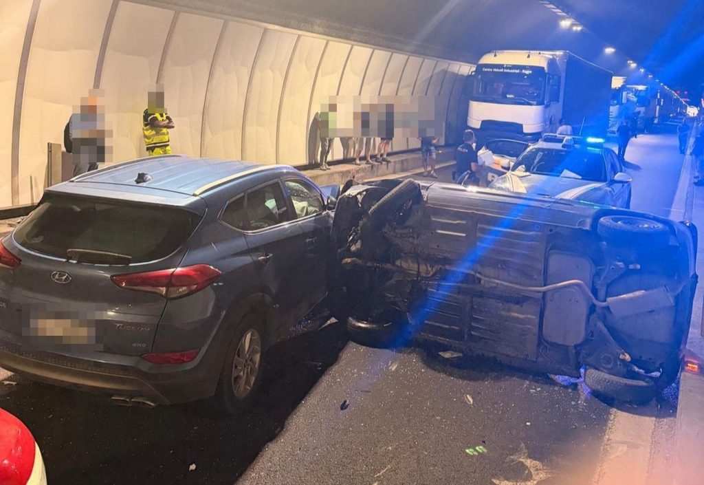 E45: incidente stradale nella galleria di Collevalenza (Todi). Traffico ...